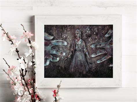 Phasmophobia Art Print Ghost Hunting Original Haunted Etsy