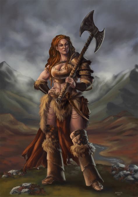 Female Barbarian Concept Art