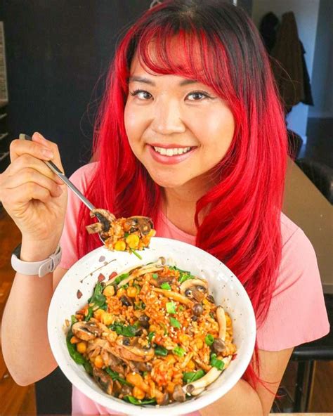 Mushroom Bibimbap Recipe Cheap Lazy Vegan