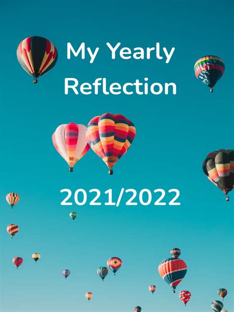 Yearly Reflection Template Updated December 2021 Please Make A Pdf Thought Habits