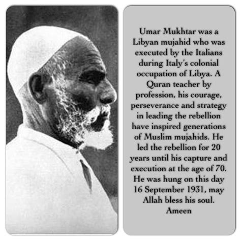 Pin By Salah Benz On Omer El Mocktar عمر المختار Islam Facts Islamic Inspirational Quotes