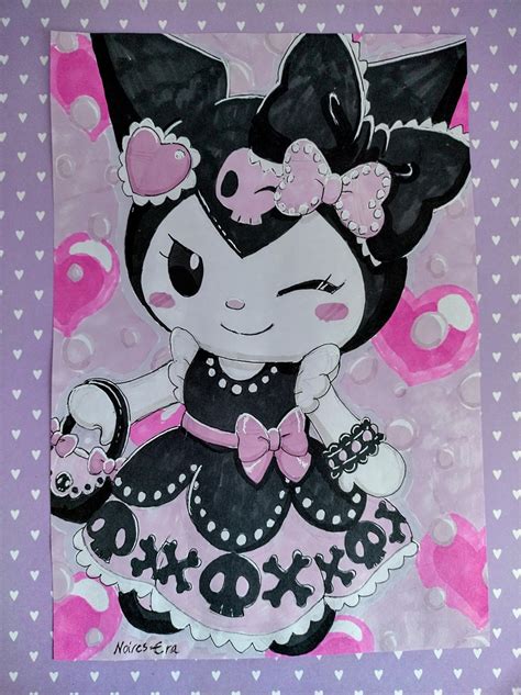 Kuromi Fanart By Noires Era On Deviantart