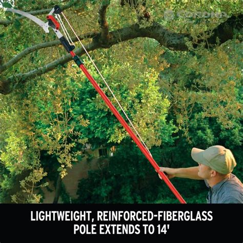 Corona 14 Ft Fiberglass Compound Bypass Pole Pruner In The Pole Pruners