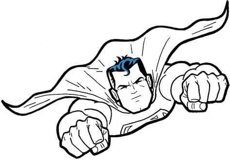 Draw Superman Flying Free Clipart 2330553 Clipart Library
