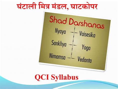 Shad Darshan Qci Pptx