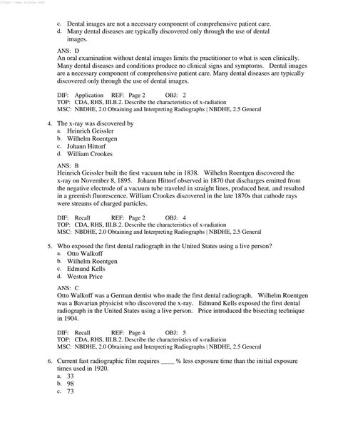 Solution Test Bank For Dental Radiography Principles And Techniques