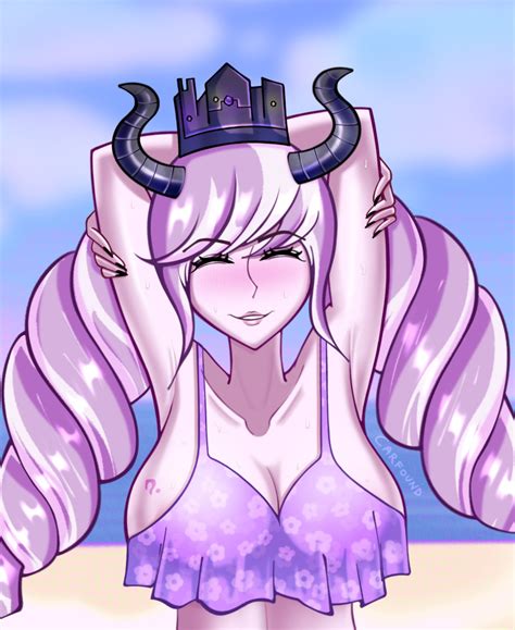 Rule 34 Beach Bikini Blush Breasts Carfound Crown Karfound Large