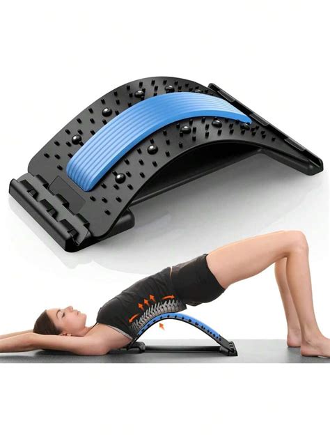 Back Stretcher For Lower Relief 3 Level Adjustable Lumbar Back Board