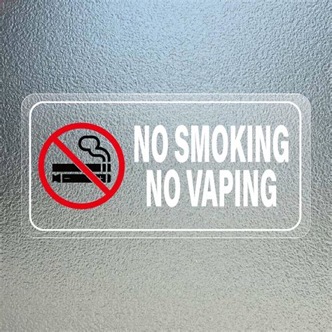 No Smoking No Vaping Stickers For Vehicles 2 Small