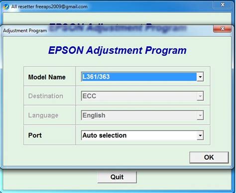 Epson L360 Reset Software Animationpasa
