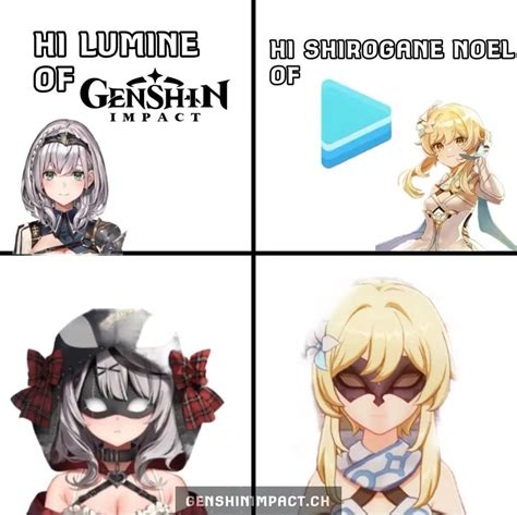 Lumine The Thirteenth Of The Eleven Fatui Harbingers R Genshin Memepact