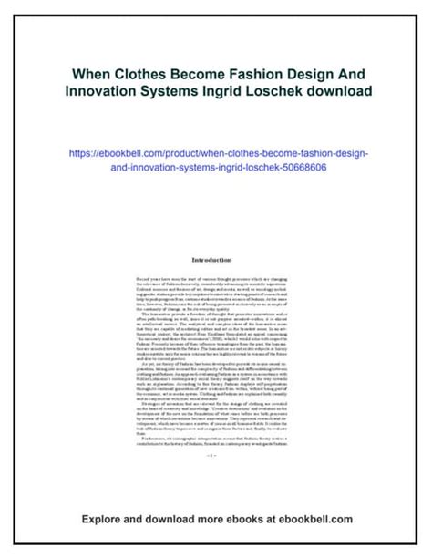 What Is Fashion Design And Its Cultural Influence Pdf