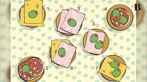 2025 Iq Test Only 3 Can Recognize Which Sandwich Doesnt Fit With