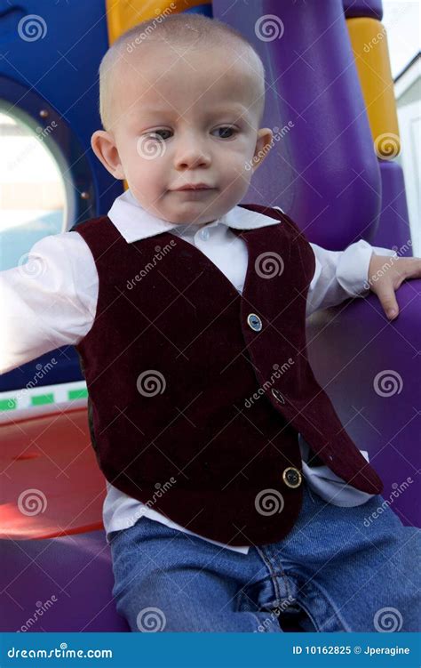 Interested Little Boy Stock Image Image Of Grass Looking 10162825