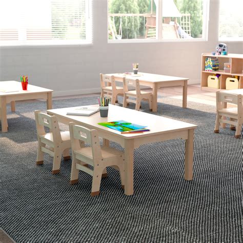 Rectangular Wooden Table Mk Me088010 Classroom Essentials Online
