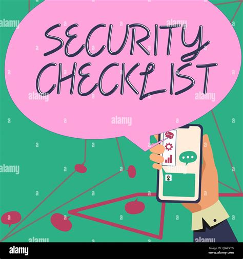 Writing Displaying Text Security Checklistprotection Of Data And System Guide On Internet Theft