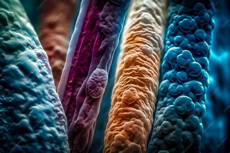 Premium Ai Image Rod Bacteria Under A Microscope Science Bacteriology Microorganisms