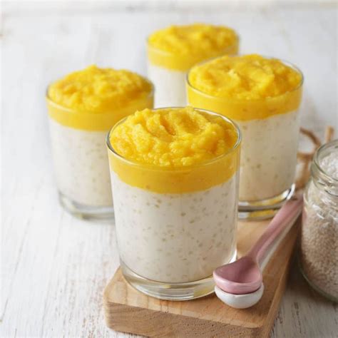 Sago Pudding Tapioca Pudding 4 Ingredients The Big Mans World