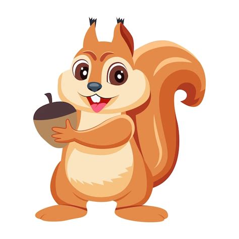 Premium Vector Set Of Cute Chipmunk Flat Icons