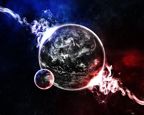 Big And Tiny Planet 4k Wallpaper Download