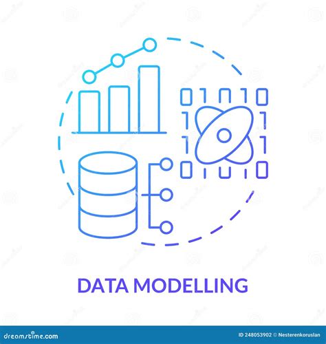 Data Modelling Isolated Icon Simple Element Illustration From Technology Concept Icons Data