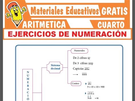 Ejercicios De Numeración Para Cuarto Grado De Secundaria ≫ Gratis