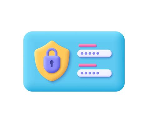 Premium Vector Login Form Page With Lock And Password Safety