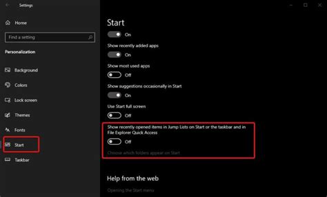 How To Disable Jump Lists In Windows 10 Technoresult