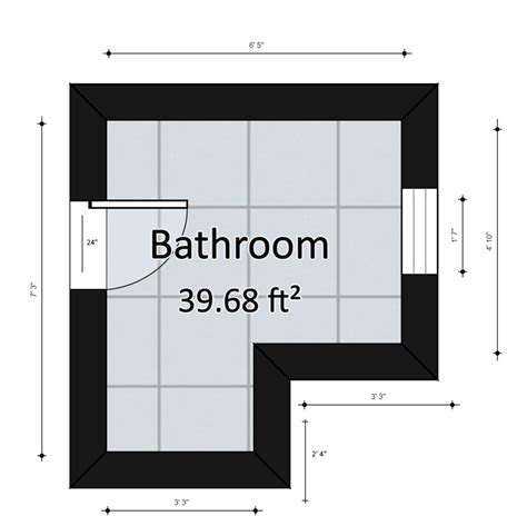 Small L Shaped Bathroom Floor Plan At Dorathy Quinones Blog