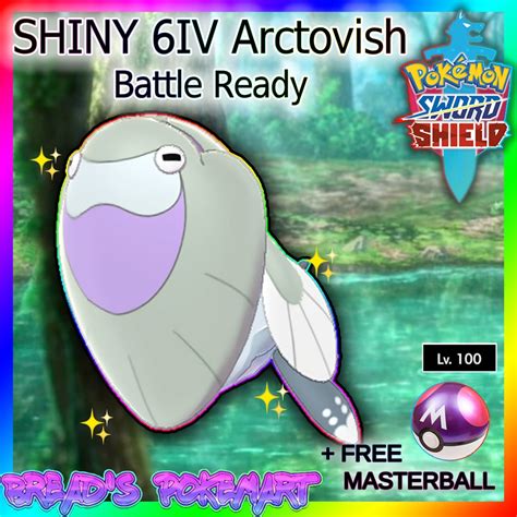 Pokemon Sword And Shield Ultra Shiny 6iv Arctovish Ready Etsy