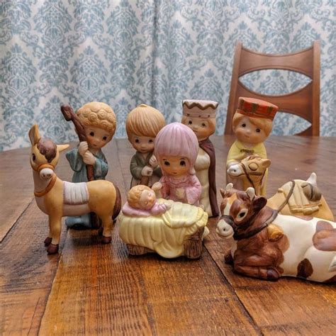Cute Nativity Set Etsy