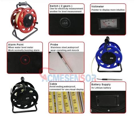 30m 50m Groundwater Level Meter 100m 200m 500m Ground Water Level