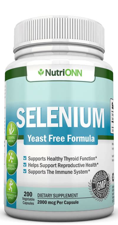 Selenium Nutrionn Supplements