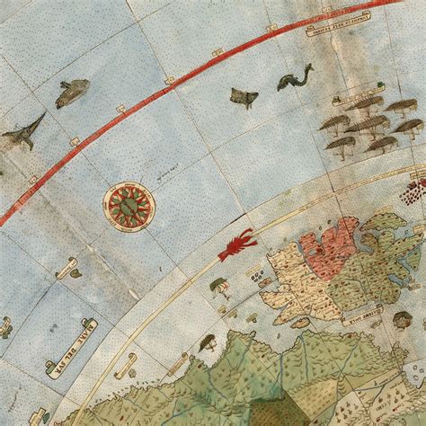 Old World 1587 Urbano Monte Map Vintage World Map Ancient Map Of Discoveries Vintage Maps