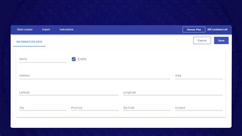 Saas App Store Simplified Store Locator
