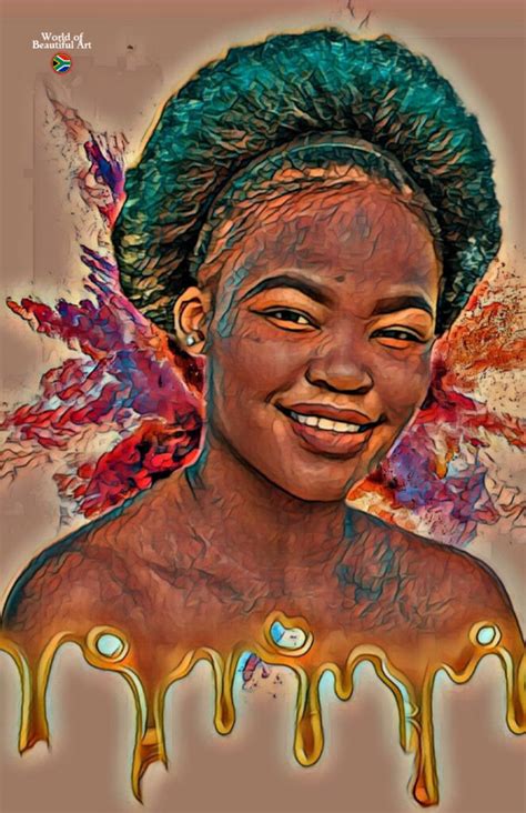 Beautiful Artwork On Canvas Brown Skin Includes Free Delivery In