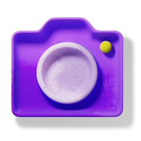 Camera Icon In 3d Fluent Style