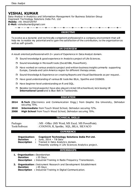 Vishal Resumedata Analyst Docx