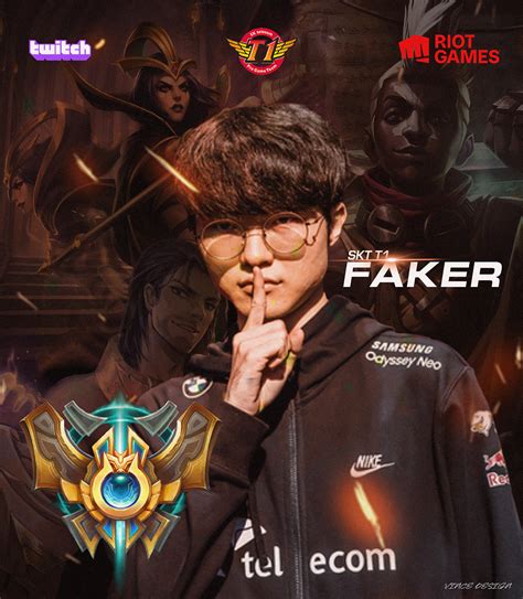 Faker The Legendary Mid Player Behance