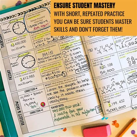 Grade 3 Math Review Spiral Warm Up Daily Bell Ringers Morning Work