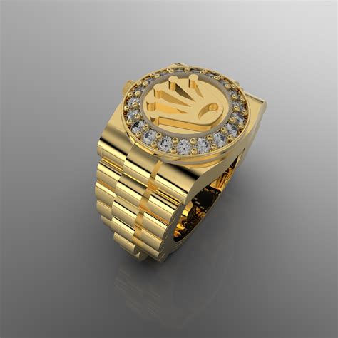 Stl File Rolex Ring 💍・3d Printable Model To Download・cults