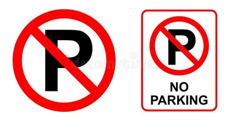 No Parking Sign Stock Illustration Illustration Of Restriction 6431639