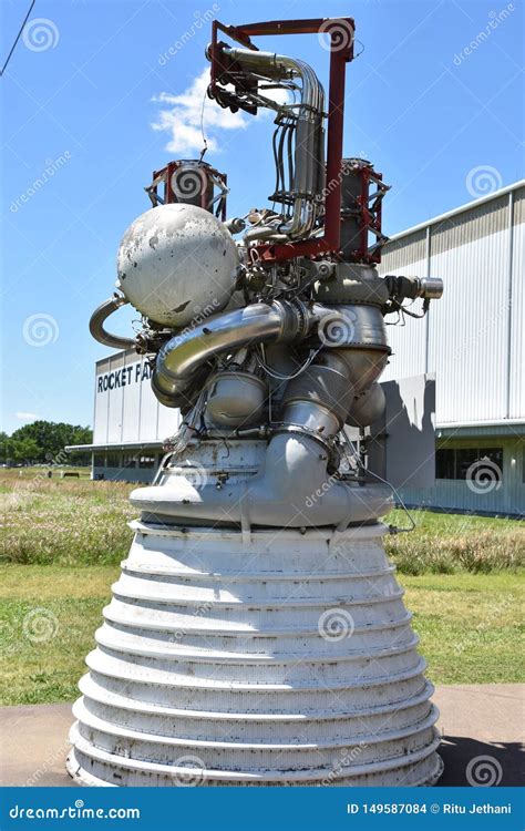 J 2 Engine At Rocket Park At Space Center Houston In Texas Editorial