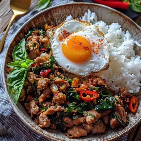 Thai Basil Pork Recipe Pad Kra Pao Moo 10 Minutes