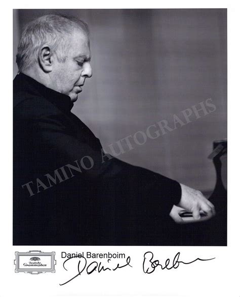 Daniel Barenboim Autograph Photograph Tamino