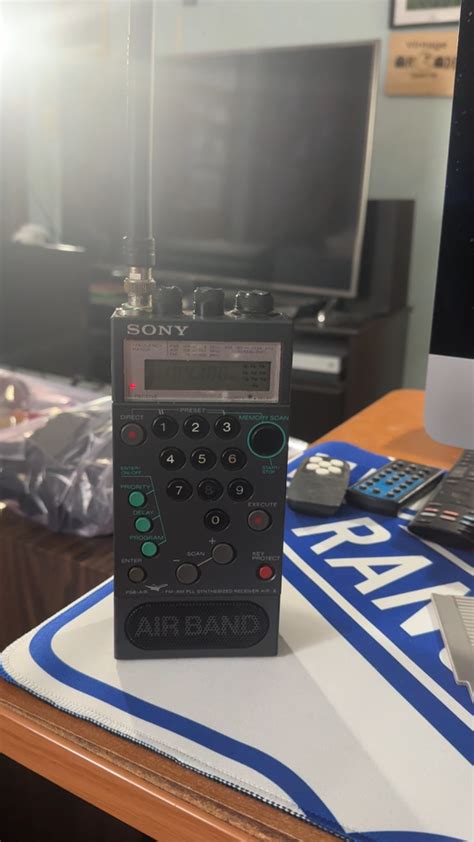 Sony Air 8 Handheld Synthesized Receiver 4 Band Psbairfmam Radio Tested Works Ebay