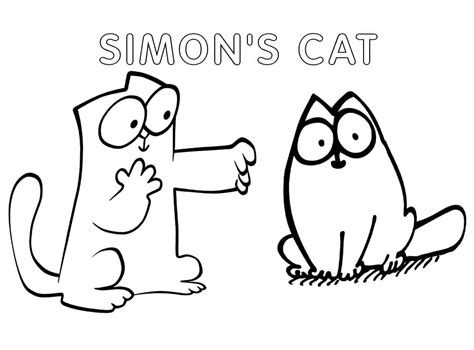 Simon U0027s Cat Coloring Pages