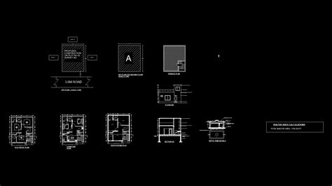 Single Storey Residential Building Plan With Structural Details • Designs Cad