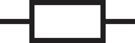 Resistor Icon Electric Resistor Icon Vector Isolated On White