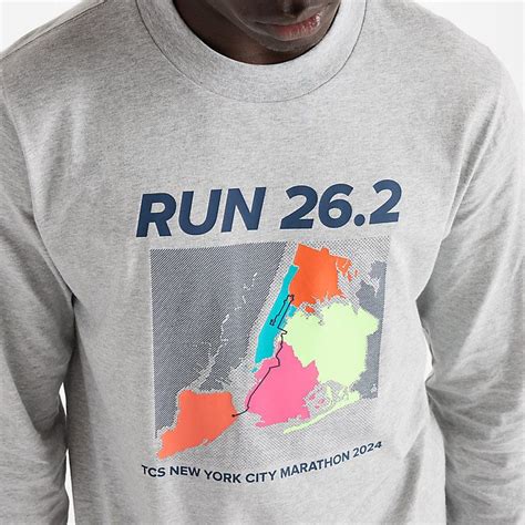 Nyc Marathon Graphic Long Sleeve In 2025 Mens Workout Shirts Nyc